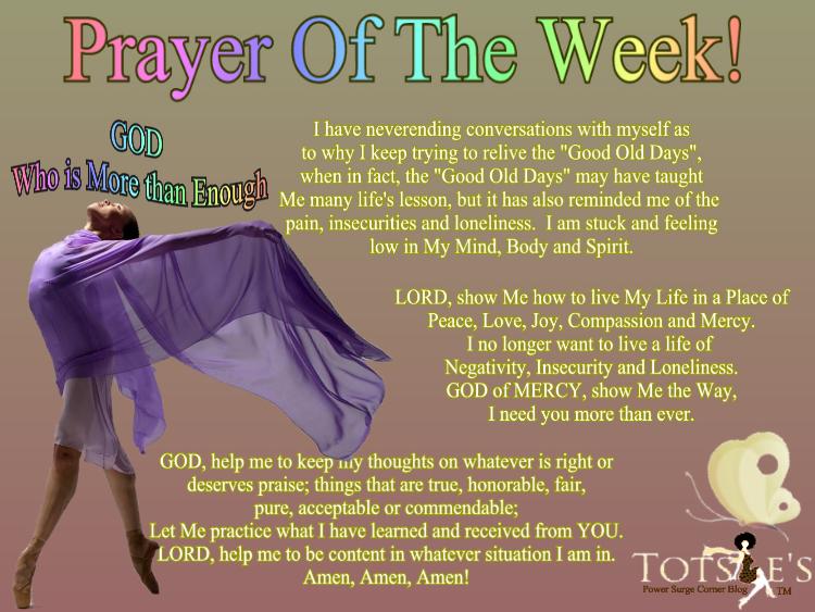 IT'S PRAYING TIME ~ Prayer of the Week! - Power Surge Ministries, Inc